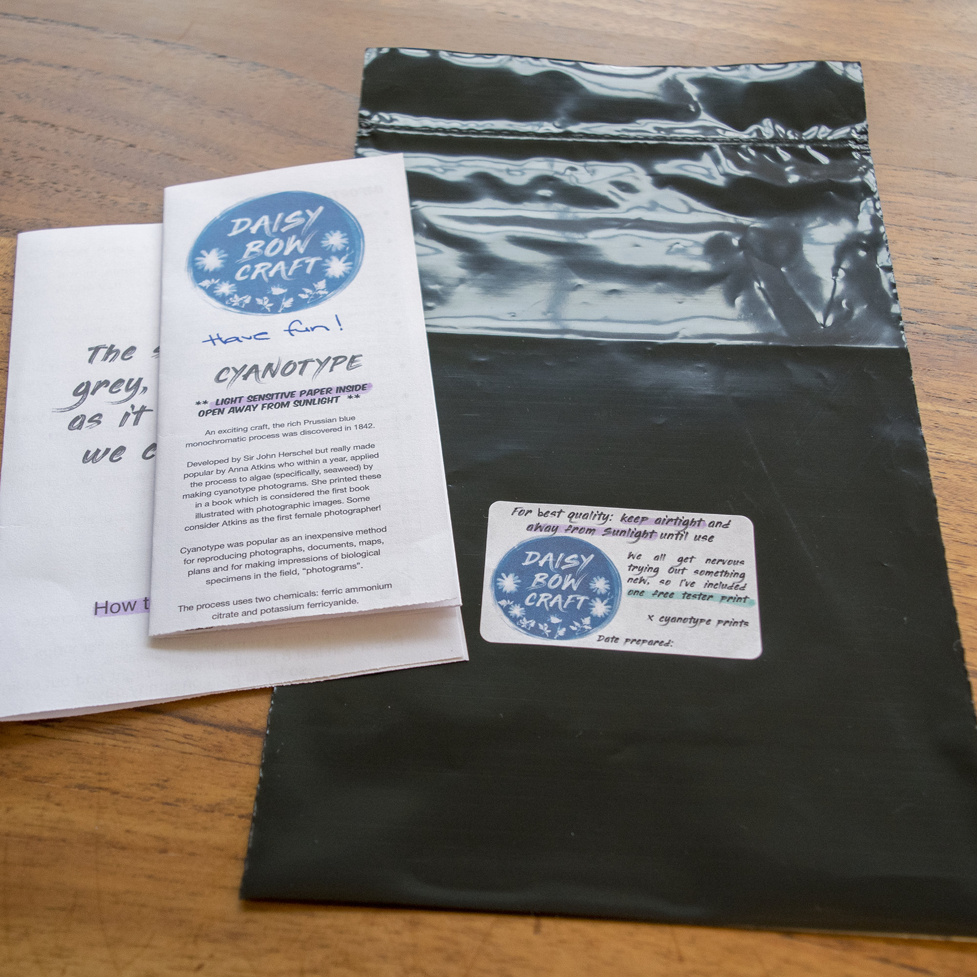 Love Themed Cyanotype Flower and Plant Sun Printing Kit - Etsy UK