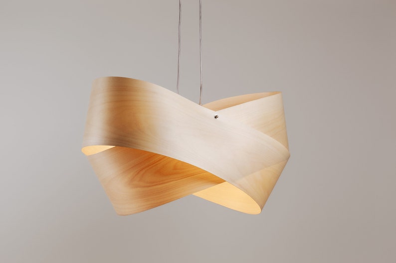 Designer Lamp Blume 2 Pendant Crafted With Real Wood Veneer-desk Decor ...