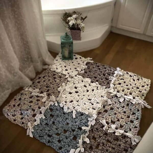 Granny Square Rug - Etsy