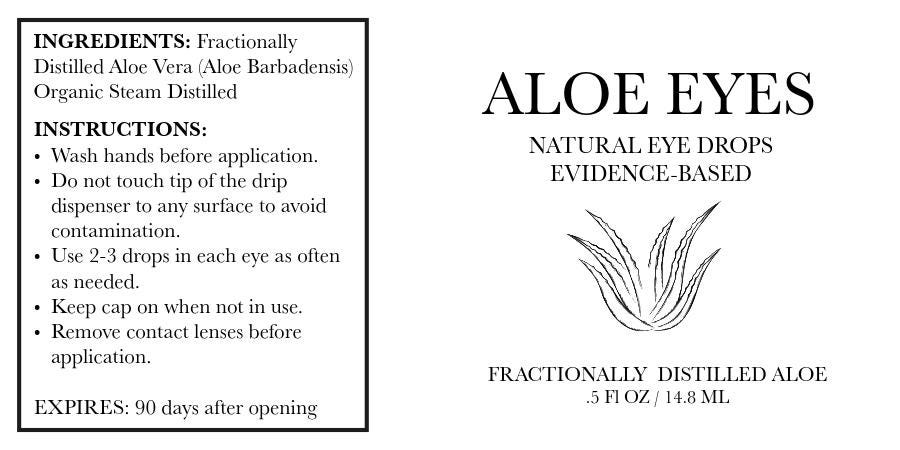 Organic Eye Drops: Aloe Eyes - Etsy