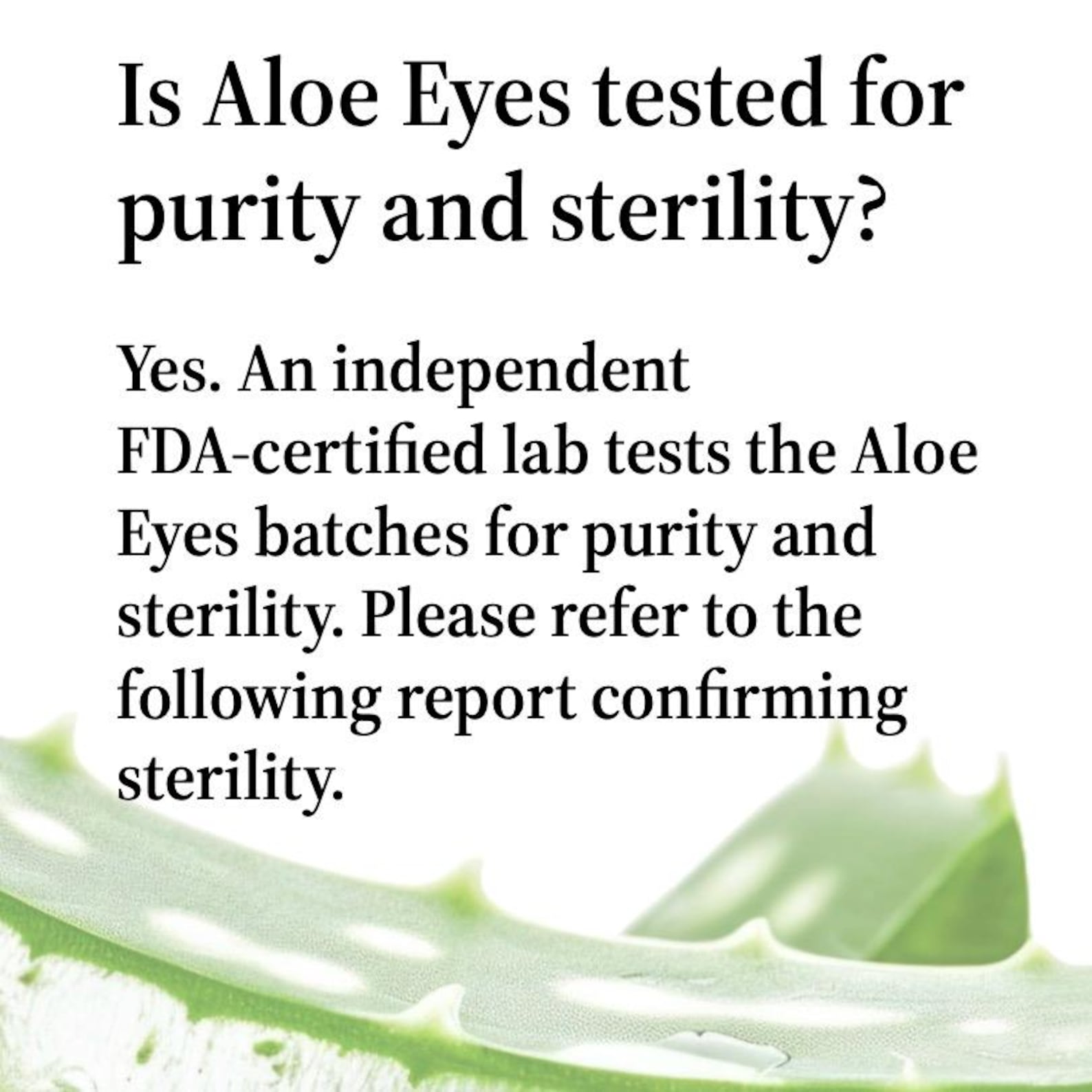 Organic Eye Drops: Aloe Eyes - Etsy