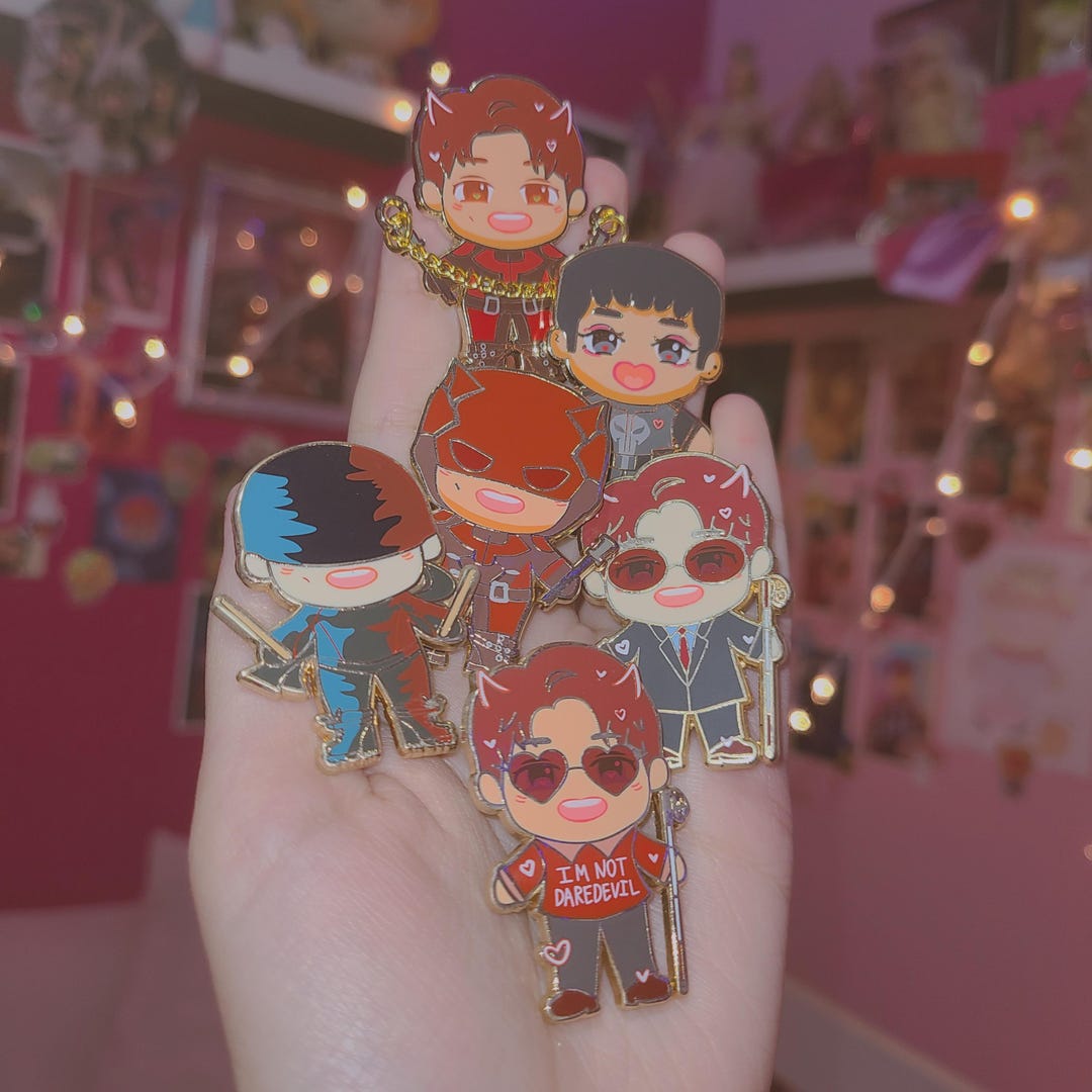 Daredevil & the Punisher Enamel Pins - Etsy