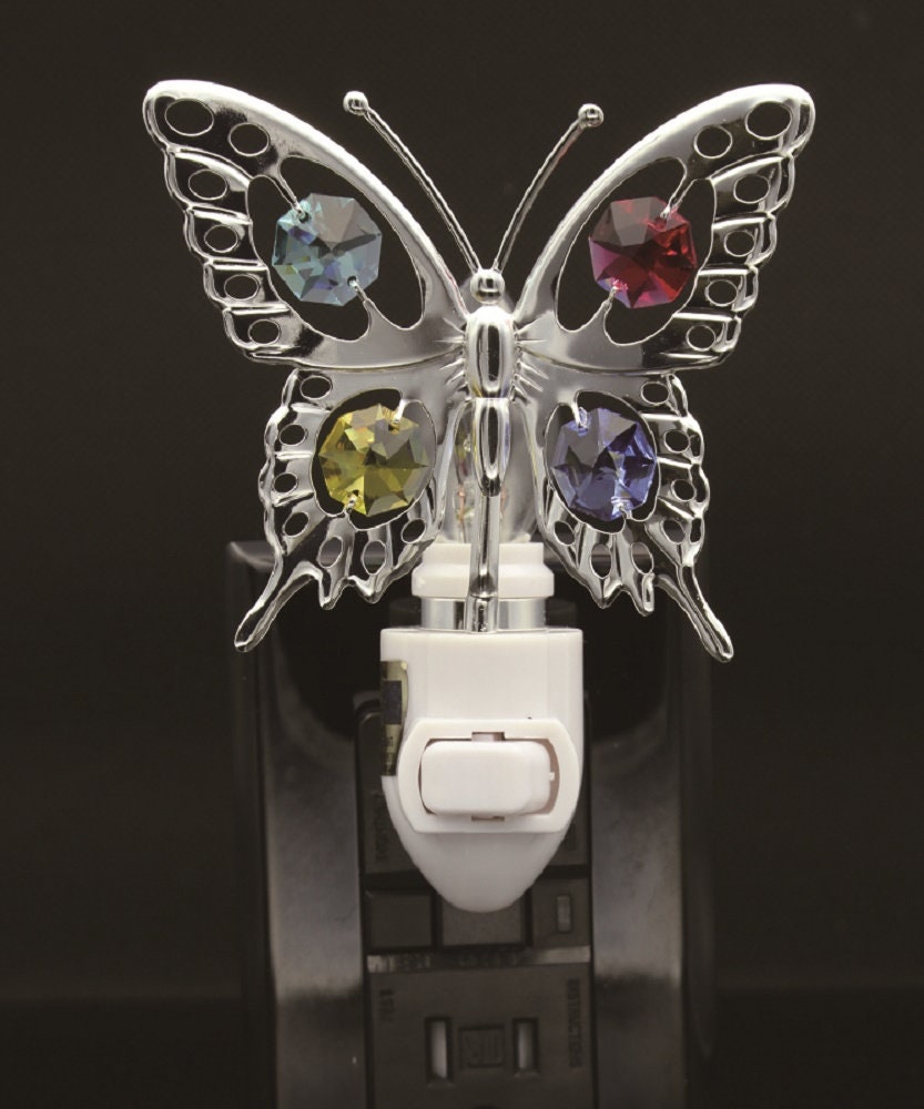 24K Gold Plated Butterfly Handcrafted Luxury Night Light | Etsy