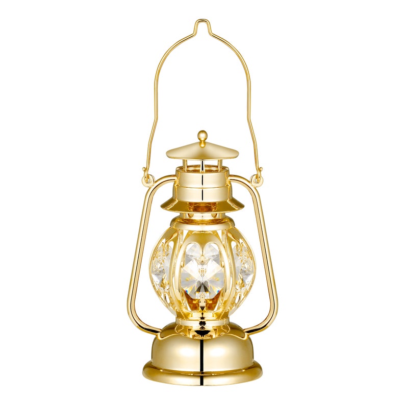 Handmade 24K Gold Plated Lantern Decorated With Swarovski Crystals ...