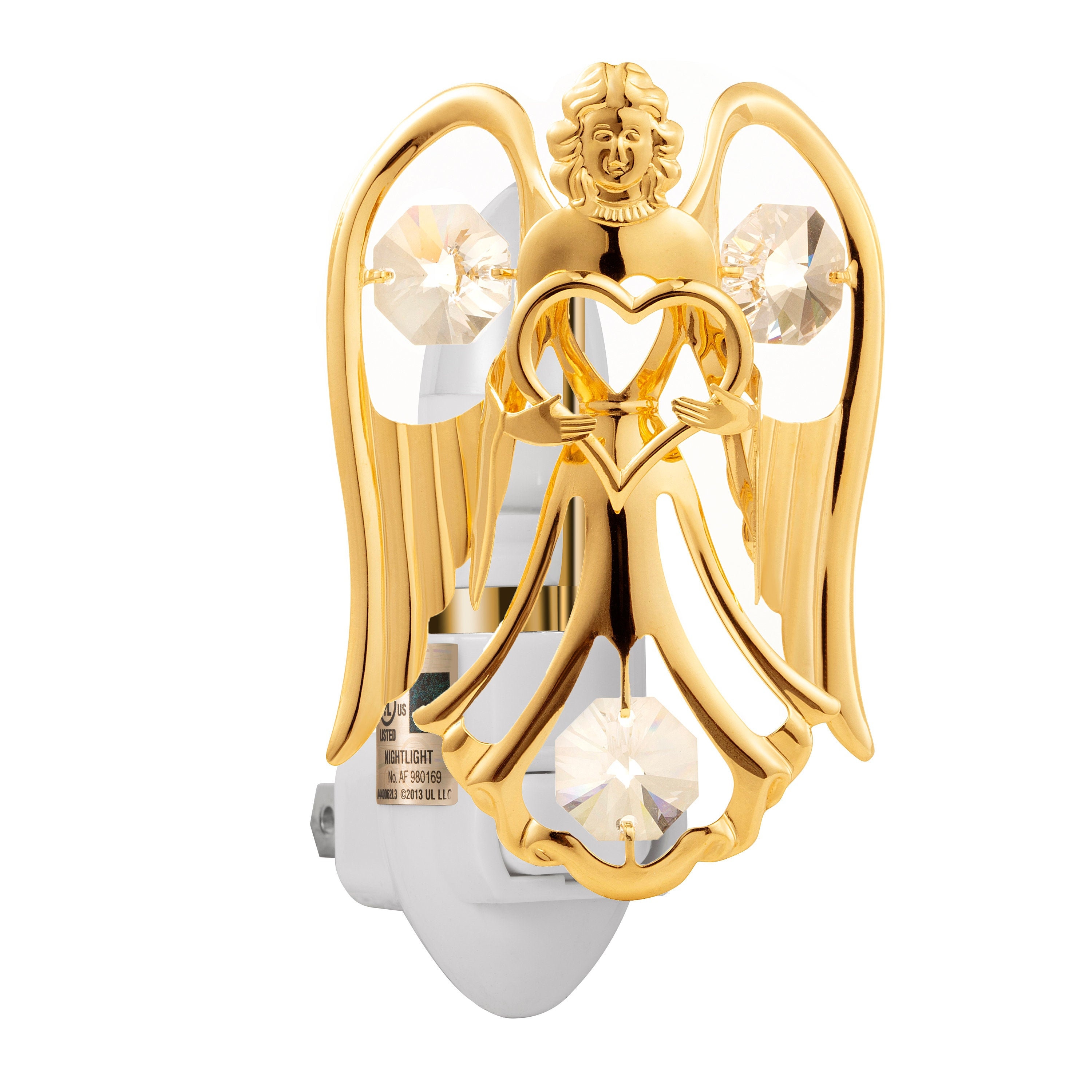 24K Gold Plated Angel Handcrafted Luxury Night Light Decorated | Etsy