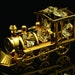 Handmade Gold Silver Plated Locomotive Train Hand Decorated - Etsy