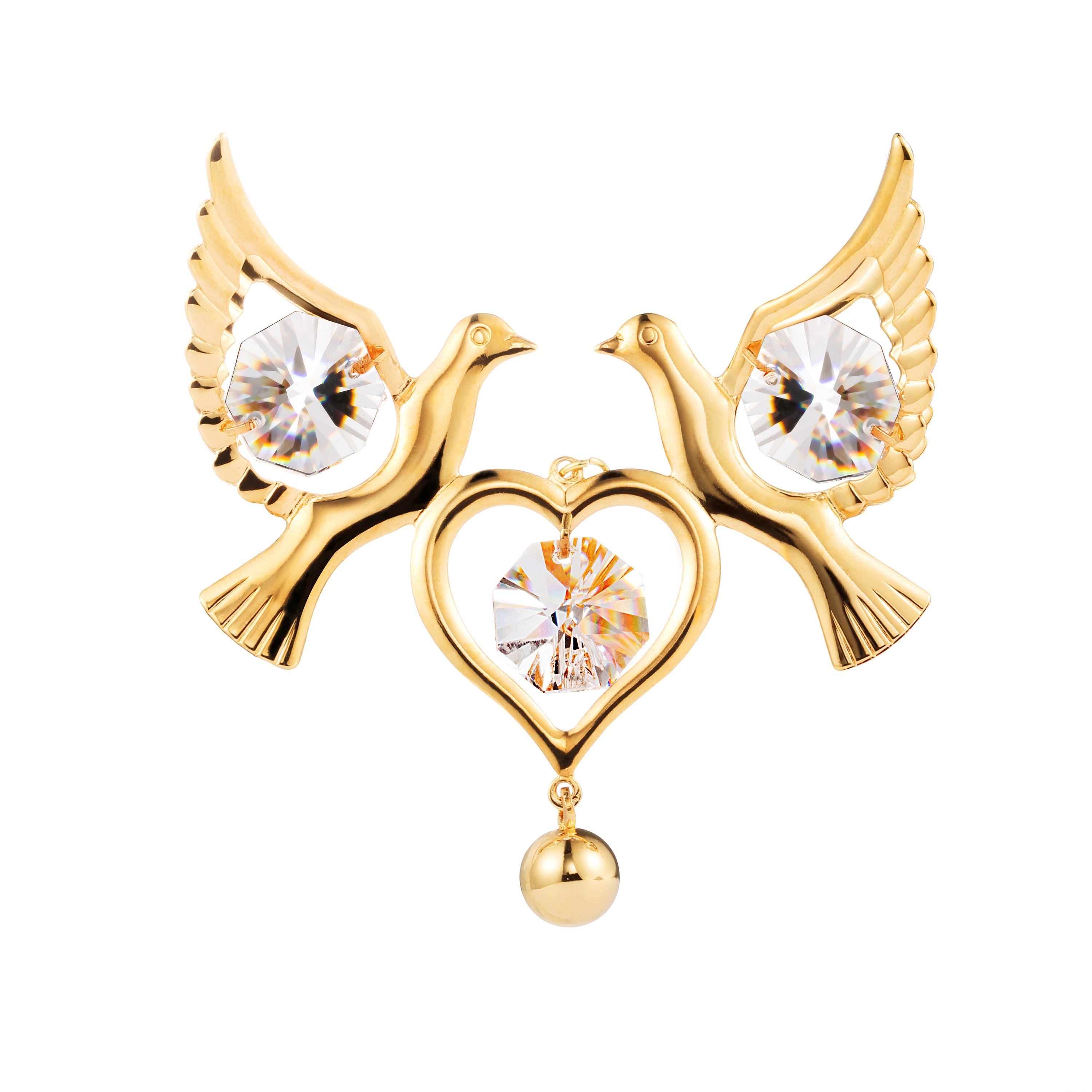 Handmade 24K Gold Plated Love Doves Hand Decorated With - Etsy