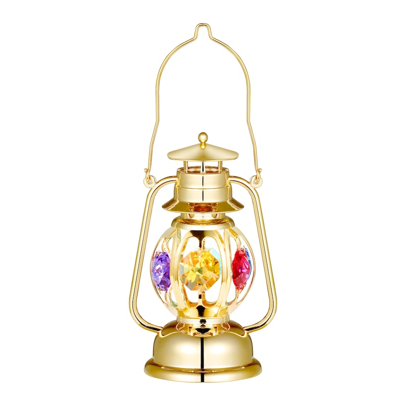 Handmade 24K Gold Plated Lantern Decorated With Swarovski Crystals ...