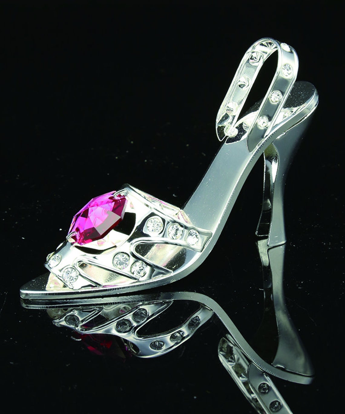 Handmade Gold Silver Plated High Heel Shoe Hand Decorated W/ - Etsy