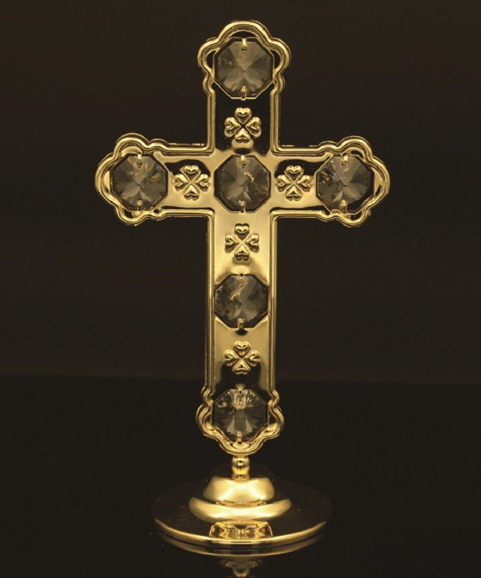 Handmade 24K Gold Silver Plated Holy Cross Hand Decorated | Etsy