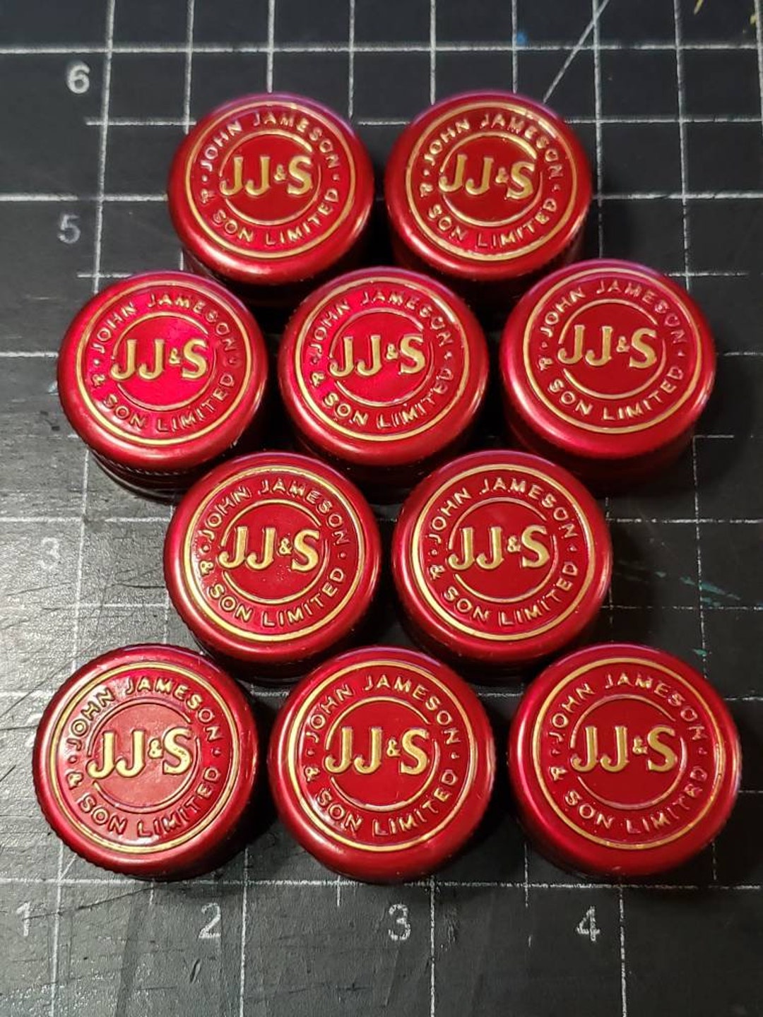 Jameson Irish Whiskey Bottle Caps - Set of 10 - Etsy