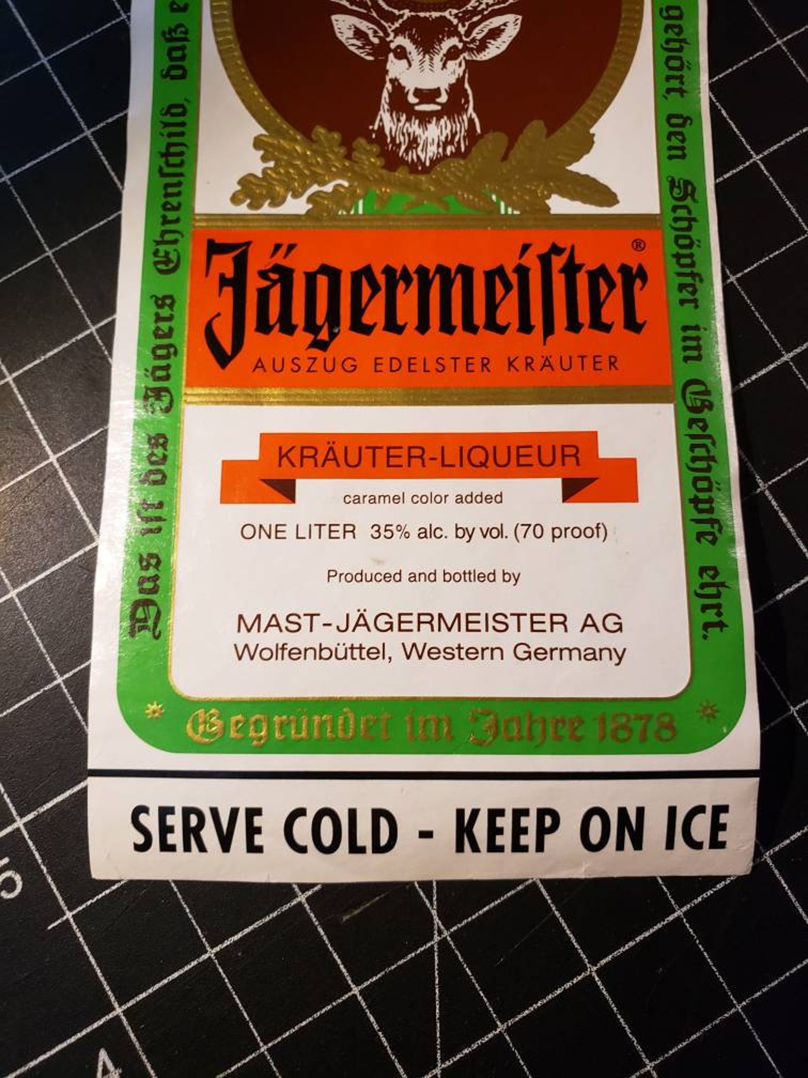 99 Vintage Jagermeister Bottle Labels – Rare Bar Decor - Etsy
