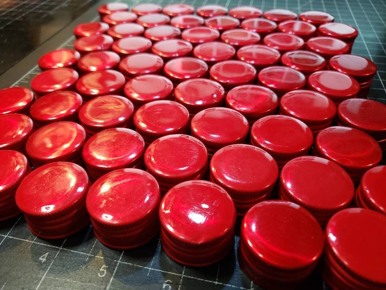 Fireball Whisky Bottle Caps - Craft Supplies, Set of 25 - Etsy