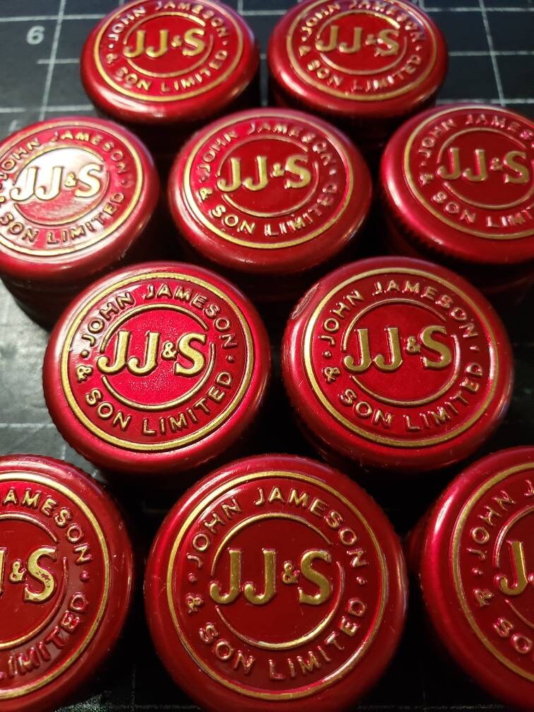 Jameson Irish Whiskey Bottle Caps - Set of 10 - Etsy