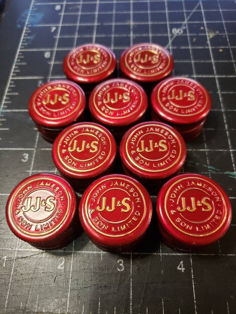 Jameson Irish Whiskey Bottle Caps - Set of 10 - Etsy