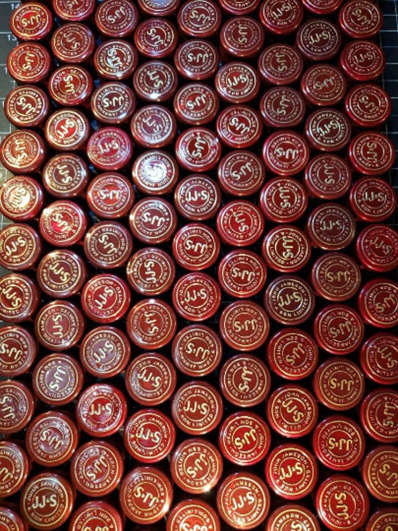 1000 Jameson Irish Whiskey Bottle Caps – Tin/metal Embossed - Etsy