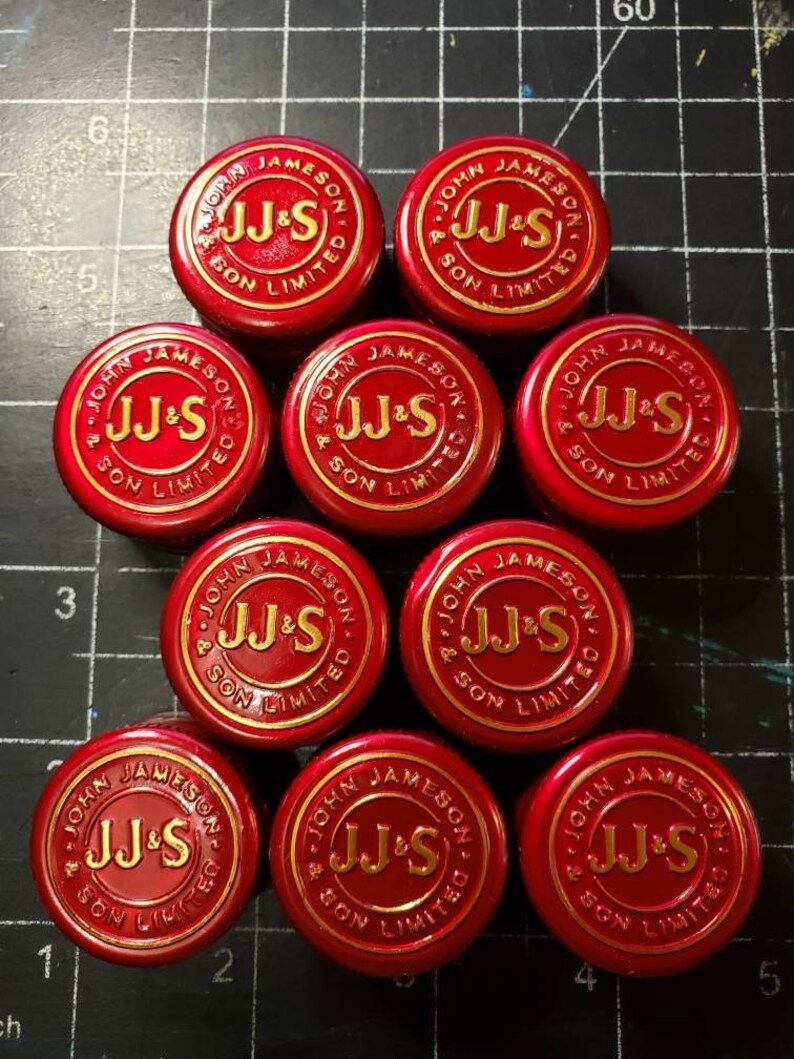 Jameson Bottle Caps - Ten Pack - 10 - Free Shipping! - Etsy