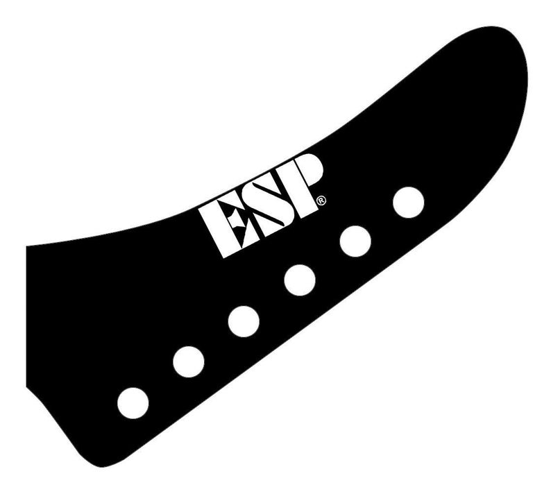 ESP® Logo Waterslide Headstock Decal WHITE Banana Hockeystick | Etsy
