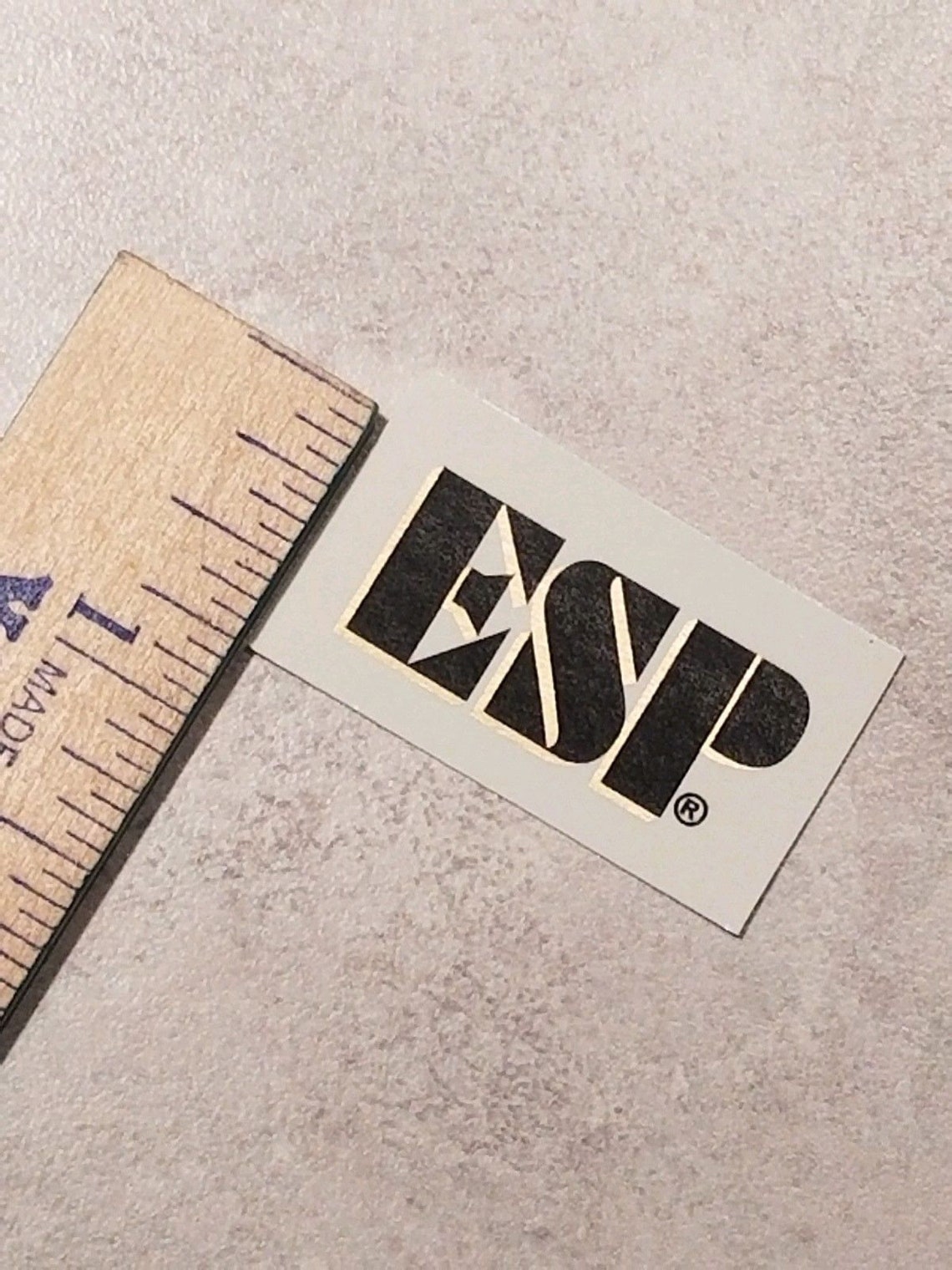 ESP® Logo Kamikaze® Guitar Waterslide Headstock Decal BLACK w | Etsy