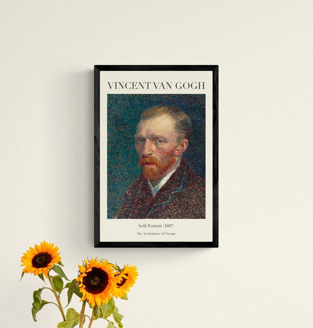 Vincent Van Gogh Self-portrait Printable Wall Art - Etsy