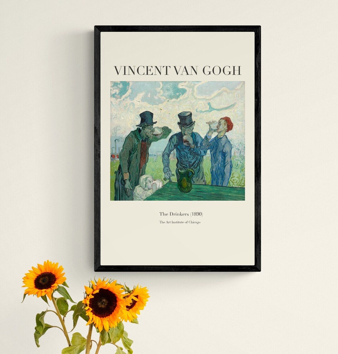 Vincent Van Gogh - the Drinkers Printable Wall Art - Etsy