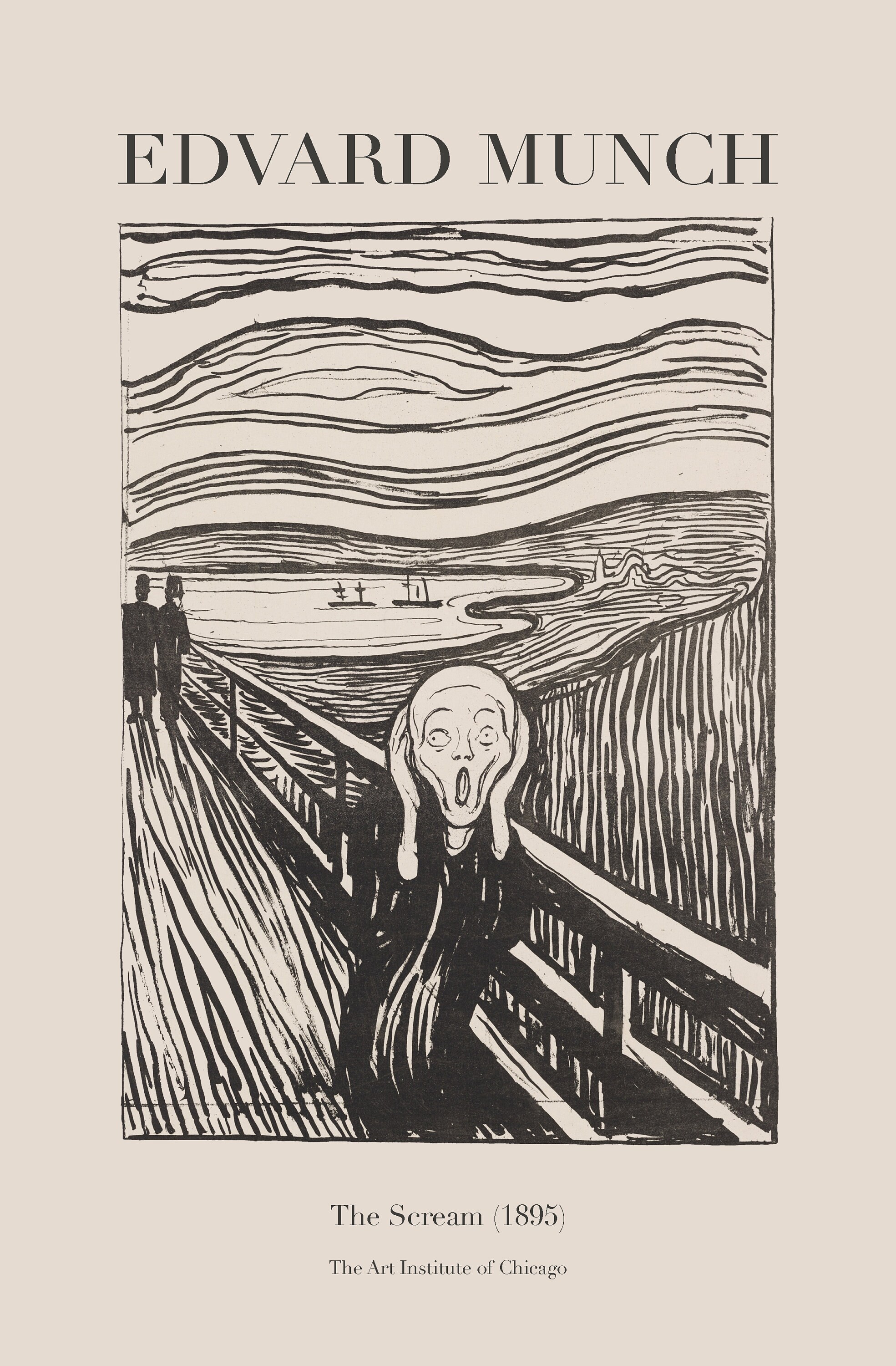 Edvard Munch - the Scream Printable Wall Art - Etsy