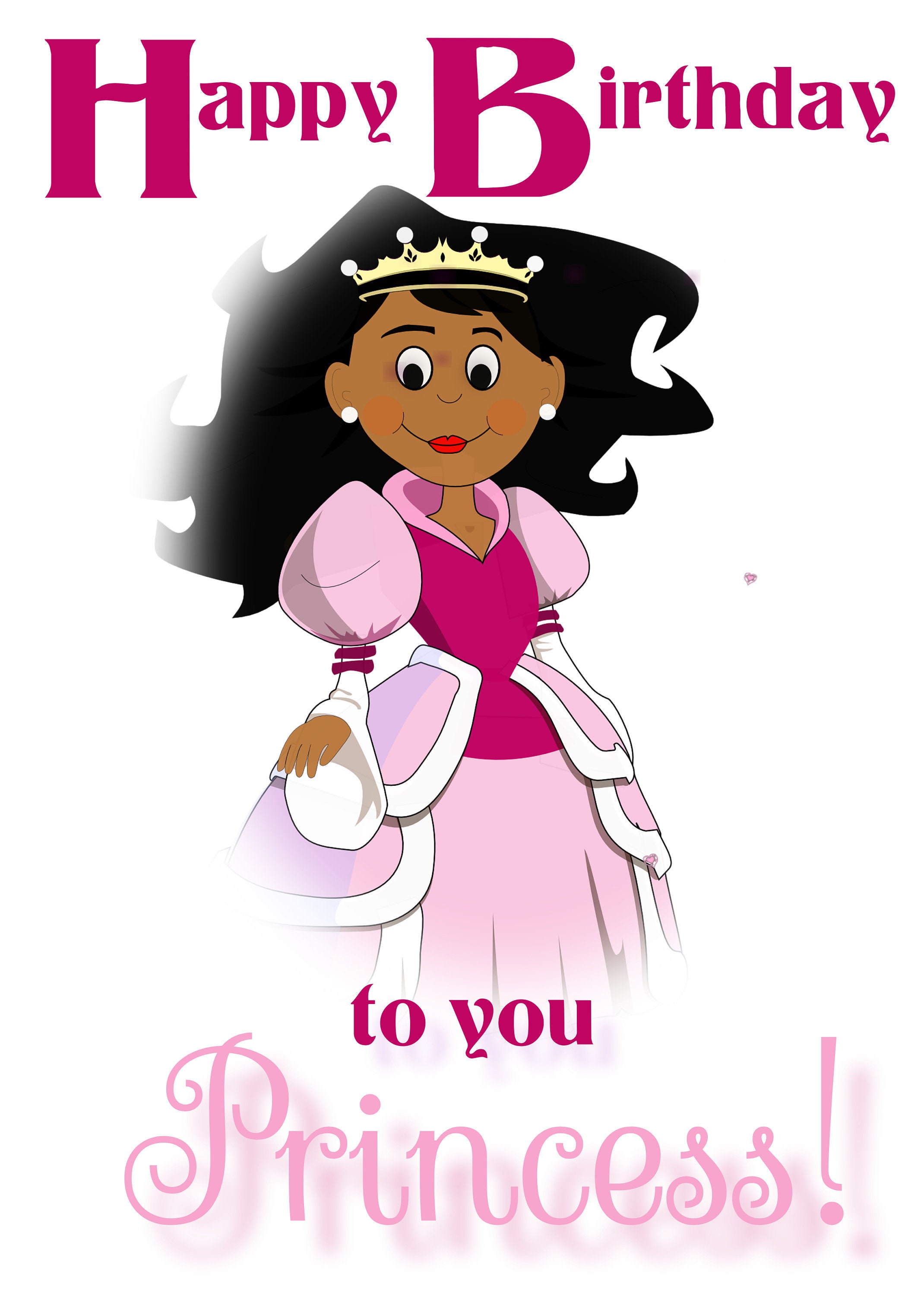 Happy Birthday Princess Card