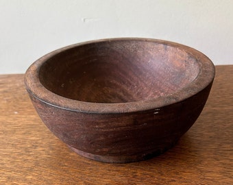 Munising Style Rustic Hand Turned Bowl 10 1/2 Maple Wood Chopping Bowl ...