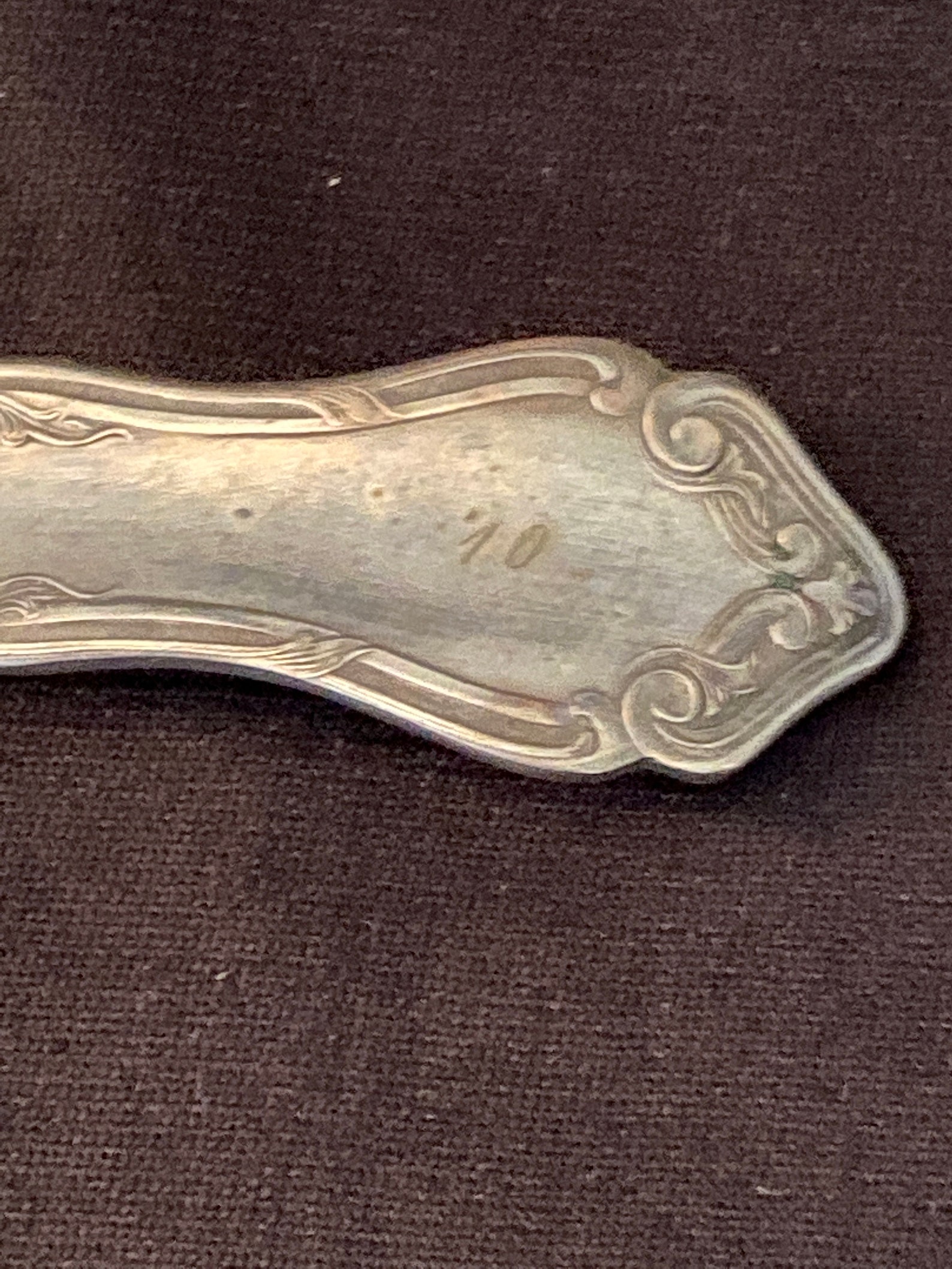 Rogers Antique Silver-plate Serving Fork W/gold Wash Tines - Etsy