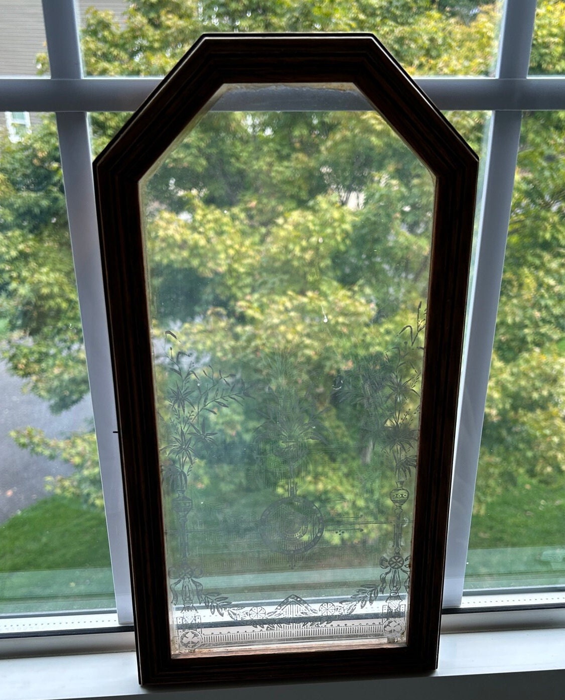 Antique Decorative Glass Cabinet Door - Etsy