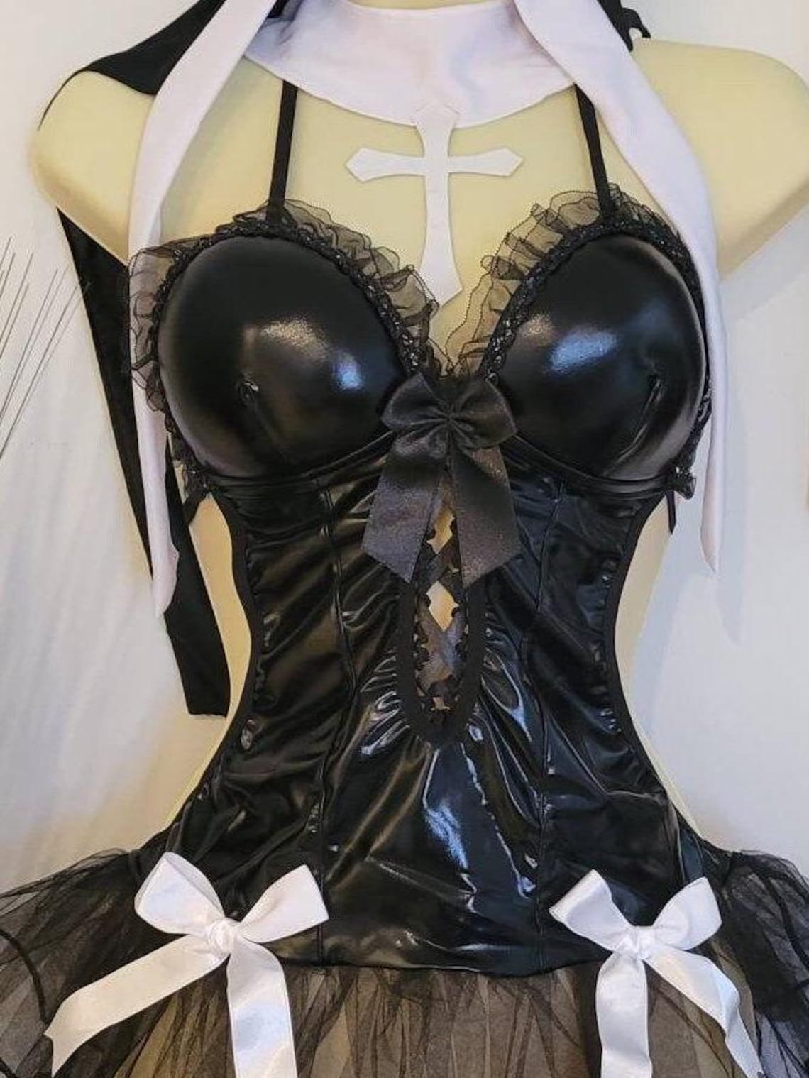 Naughty Nun Costume, Halloween Costumes for Women, Sexy Nun Halloween Outfit, Couples Date Night ...