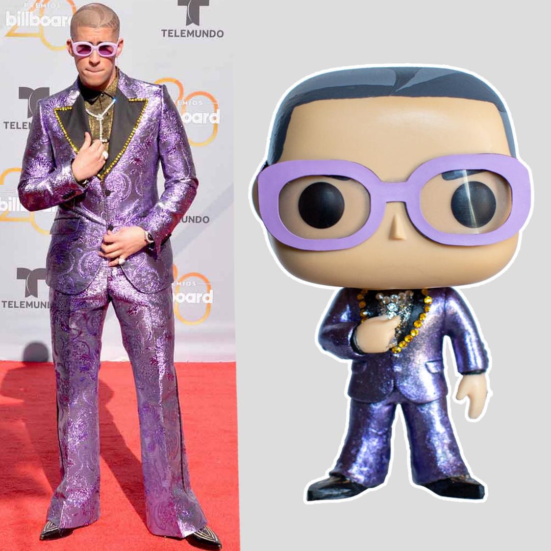 Custom Figure Bad Bunny Pop - Etsy