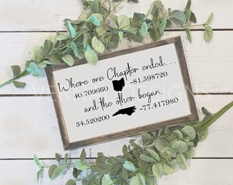 New Chapter Sign | Etsy