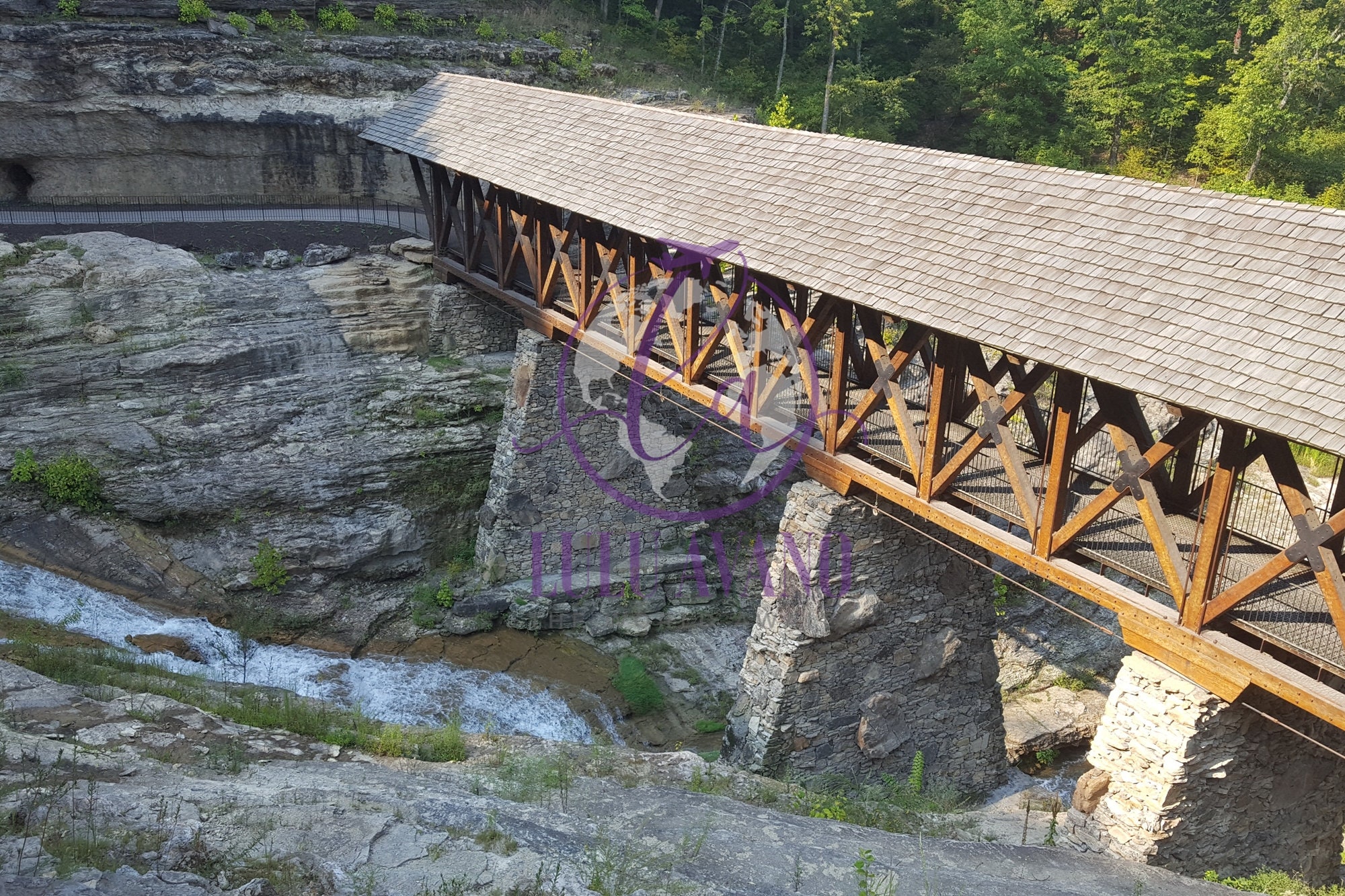 Covered Bridge Downloadable Printable Art Wall Art Urban Photography ...