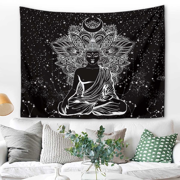 Buddha Tapestry - Etsy