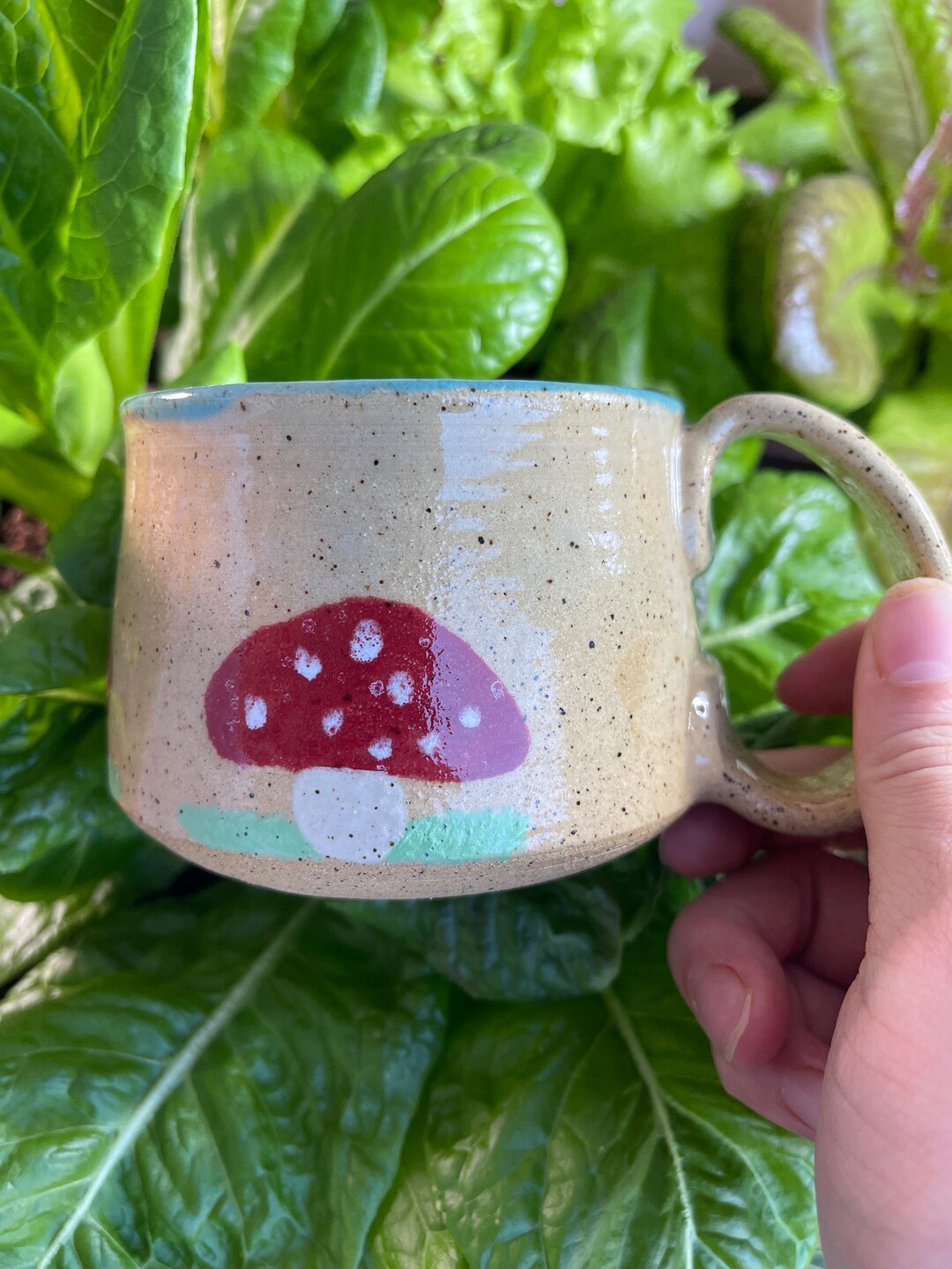 Handmade Toadstool Ceramic Coffee Mug | Mushroom Design - Etsy
