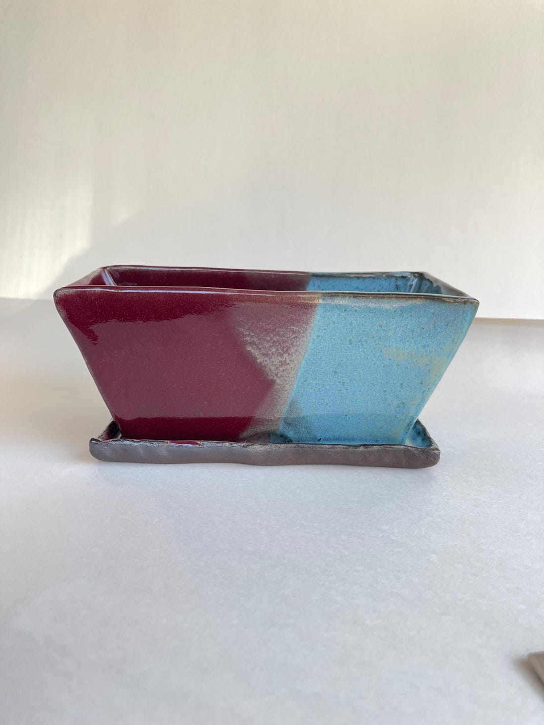 Handmade Ceramic Rectangular Planter - Etsy