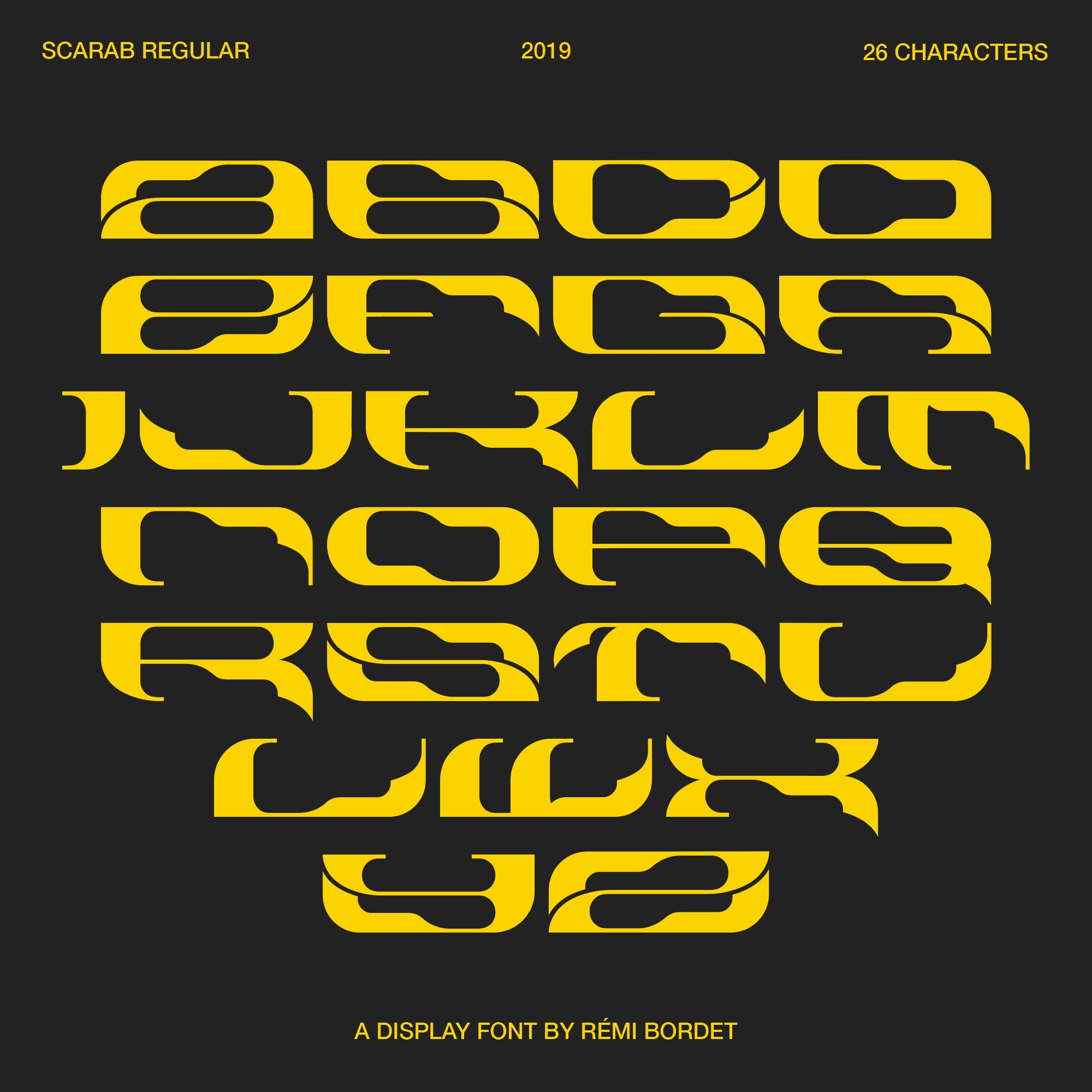 Scarab Typeface - Etsy