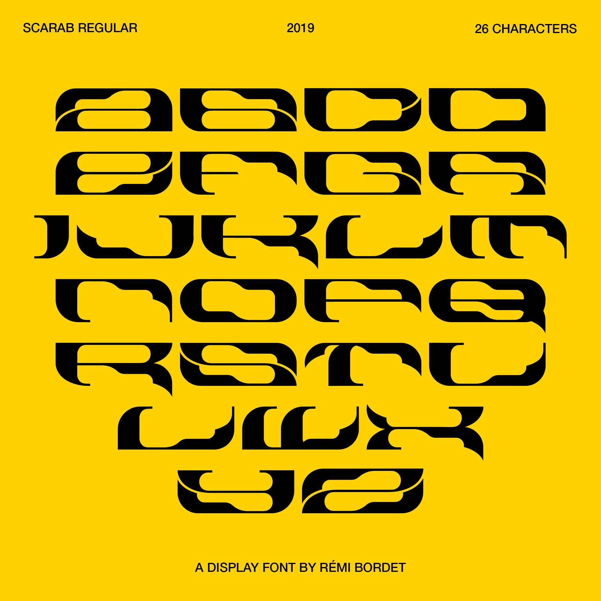 Scarab Typeface | Etsy