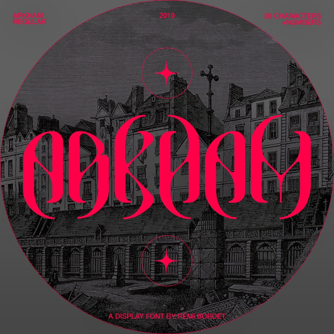 Arkham Typeface | Etsy