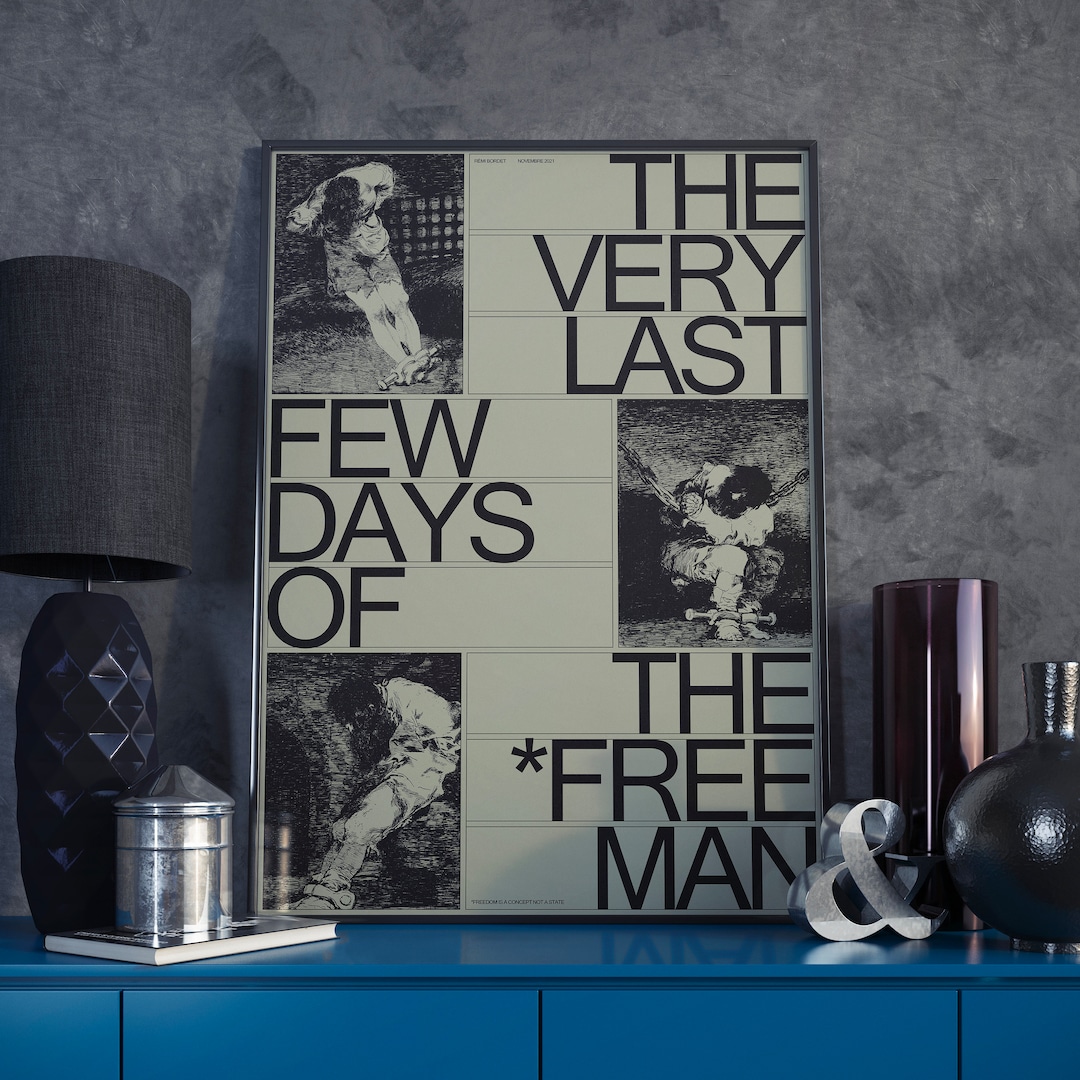 The Very Last Few Days of the Free Man - Etsy