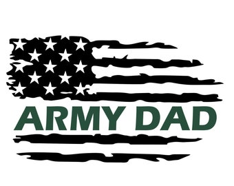 Army Dad Decal - Etsy
