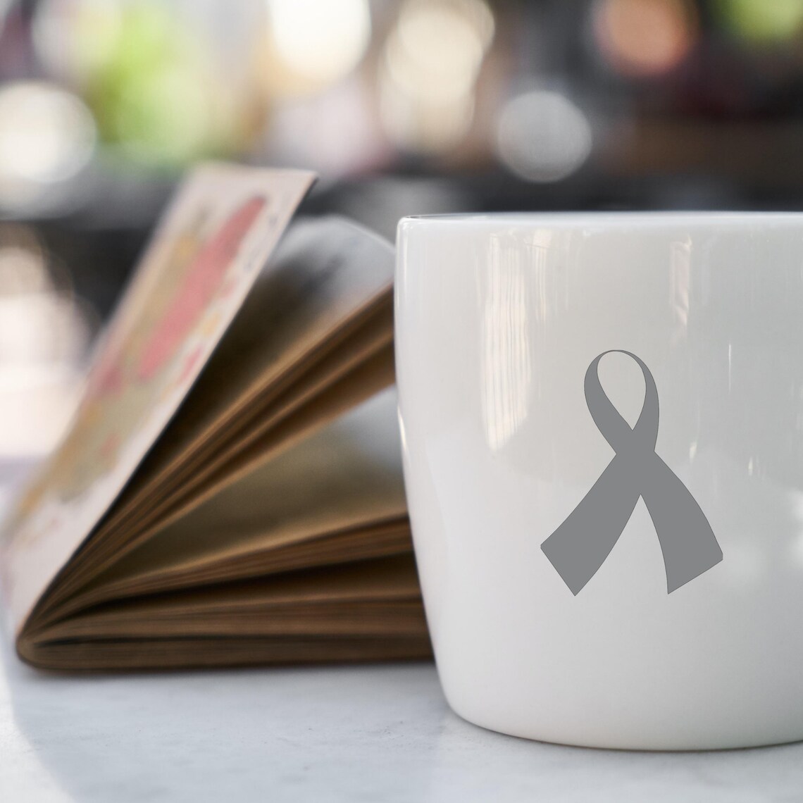 Grey Cancer Ribbonbrain Cancer Ribbonbrain Tumor Ribbongrey - Etsy