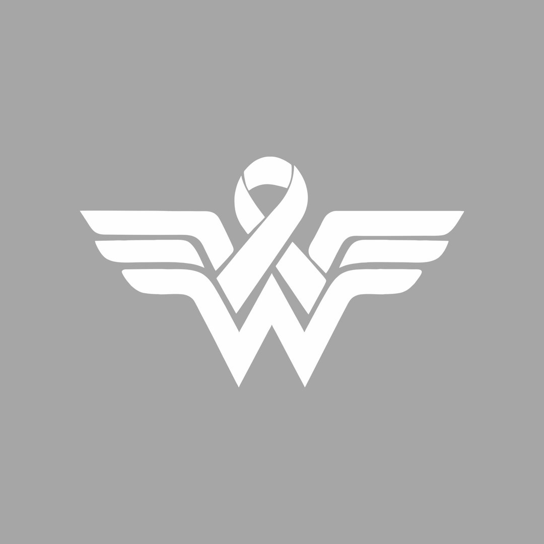 White Cancer Ribbon,lung Cancer Ribbon,white Cancer Ribbon Decal ...