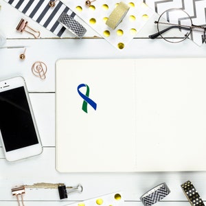 Multi Color Cancer Ribbon,two Color Cancer Ribbon,multiple Color ...