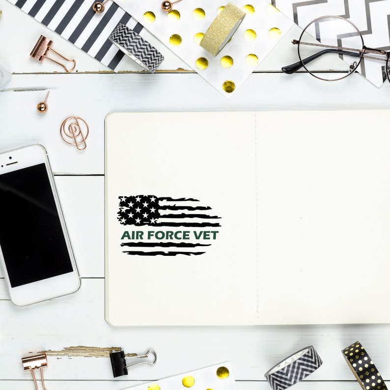 Air Force Veteran Vinyl Decalair Force Flagair Force Flag | Etsy