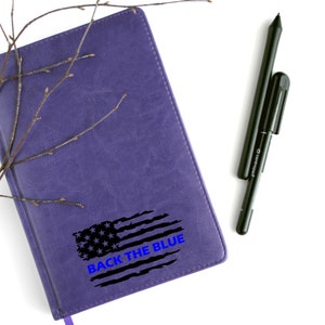 Back the Blue Vinyl Decalthin Blue Line Decalback the Blue | Etsy