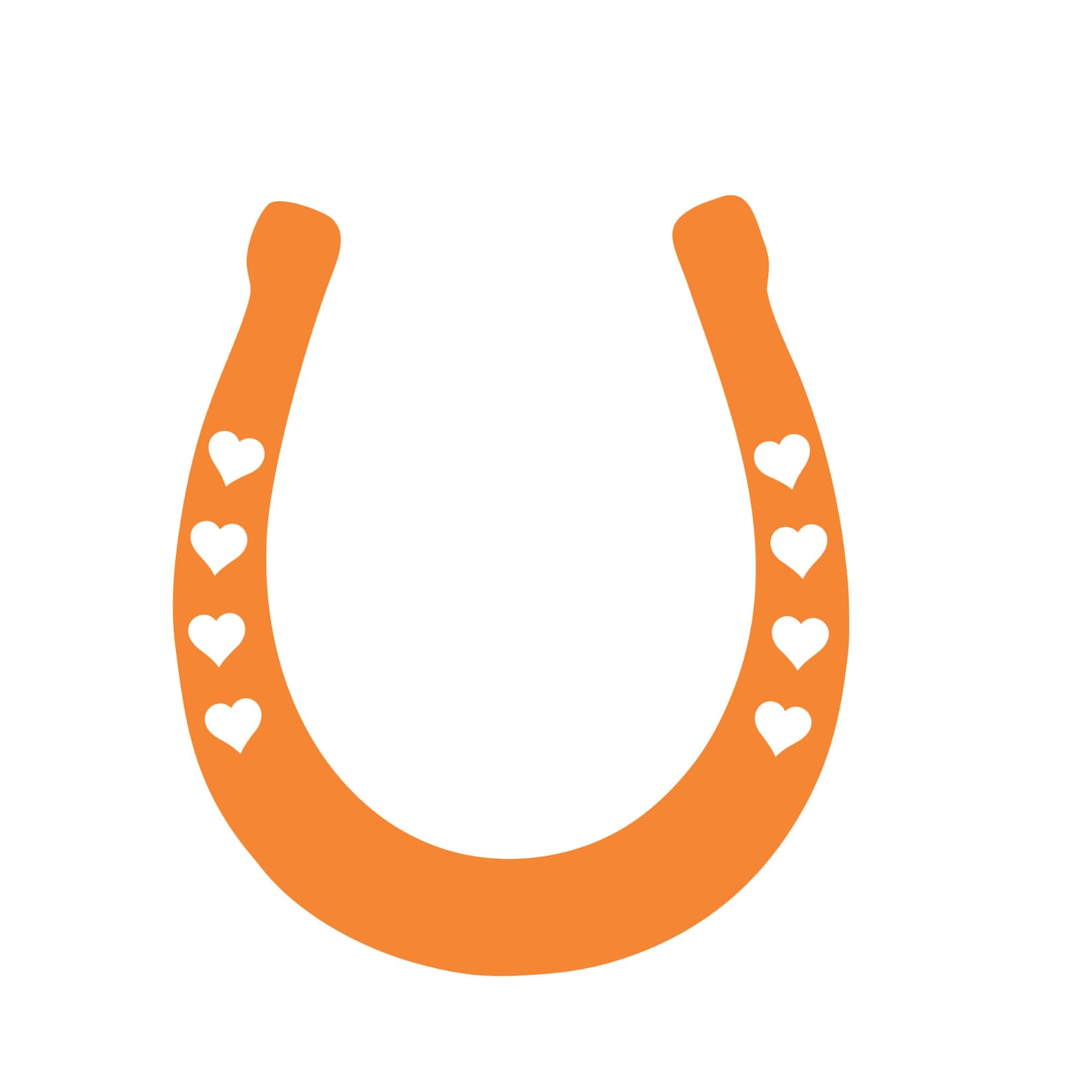 Horseshoe Vinyl Decalhorseshoe Decalhorseshoe Stickerhorse | Etsy