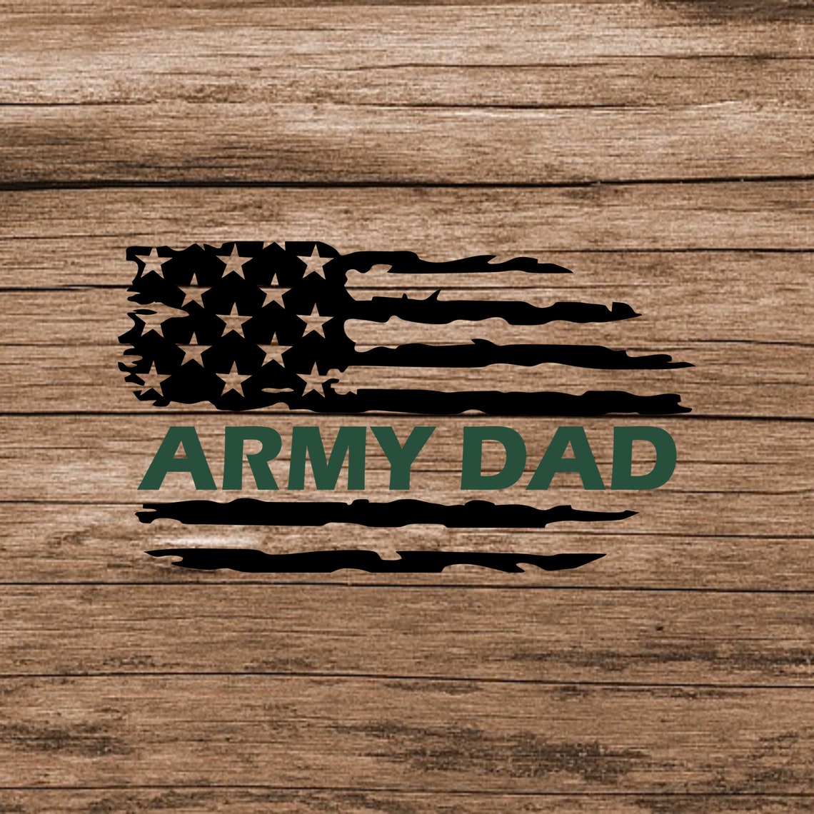 Army Dad Flag Decalmilitary Family Flagus Army Flagus Army | Etsy