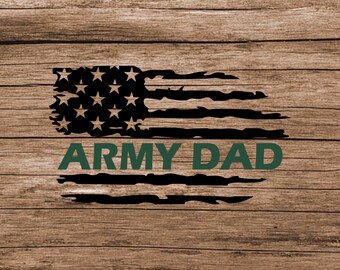 Army Dad Decal | Etsy